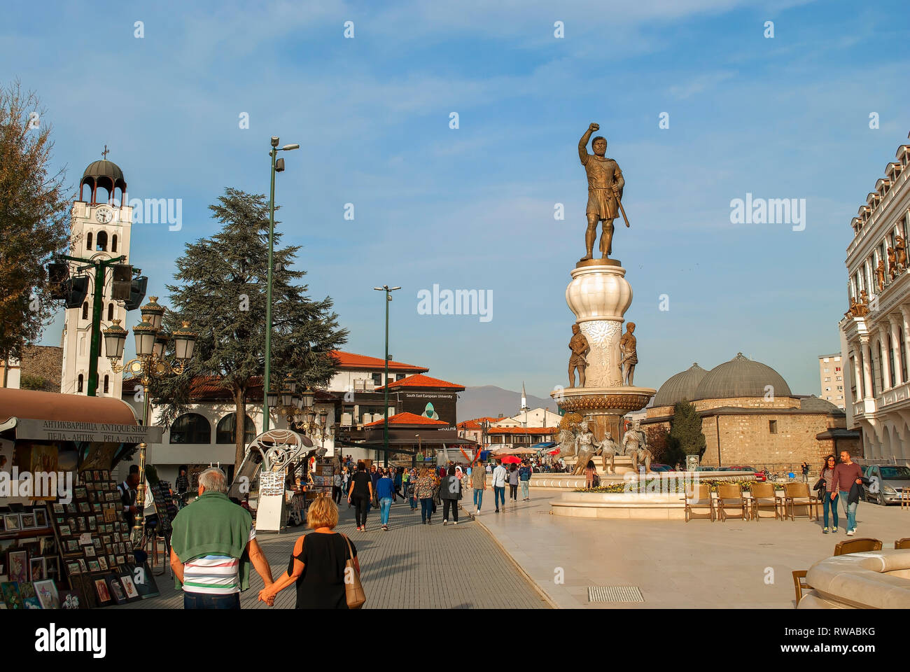 Skopje street hi-res stock photography and images - Alamy