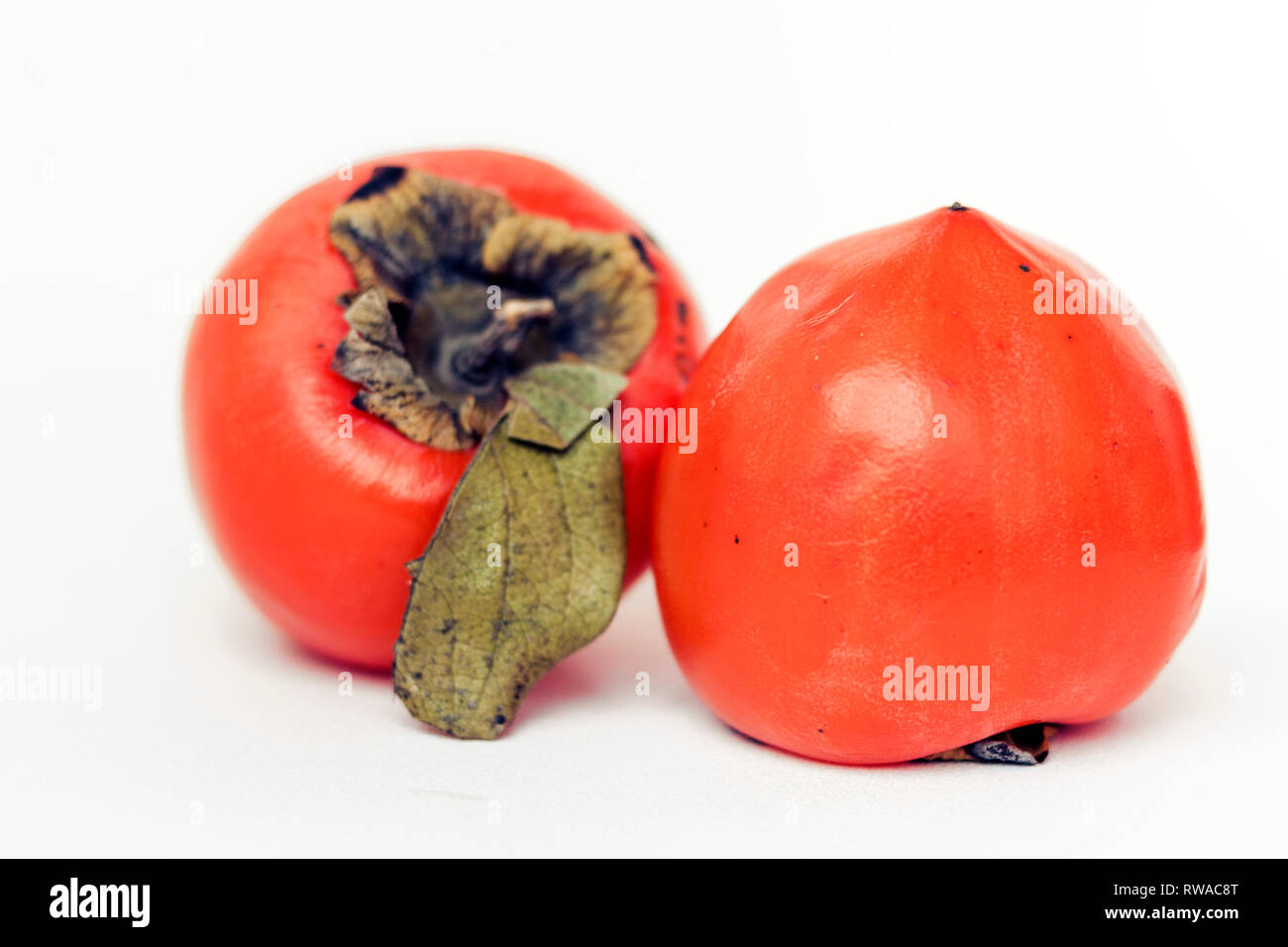 Fresh ripe persimmons on hi-res stock photography and images - Alamy