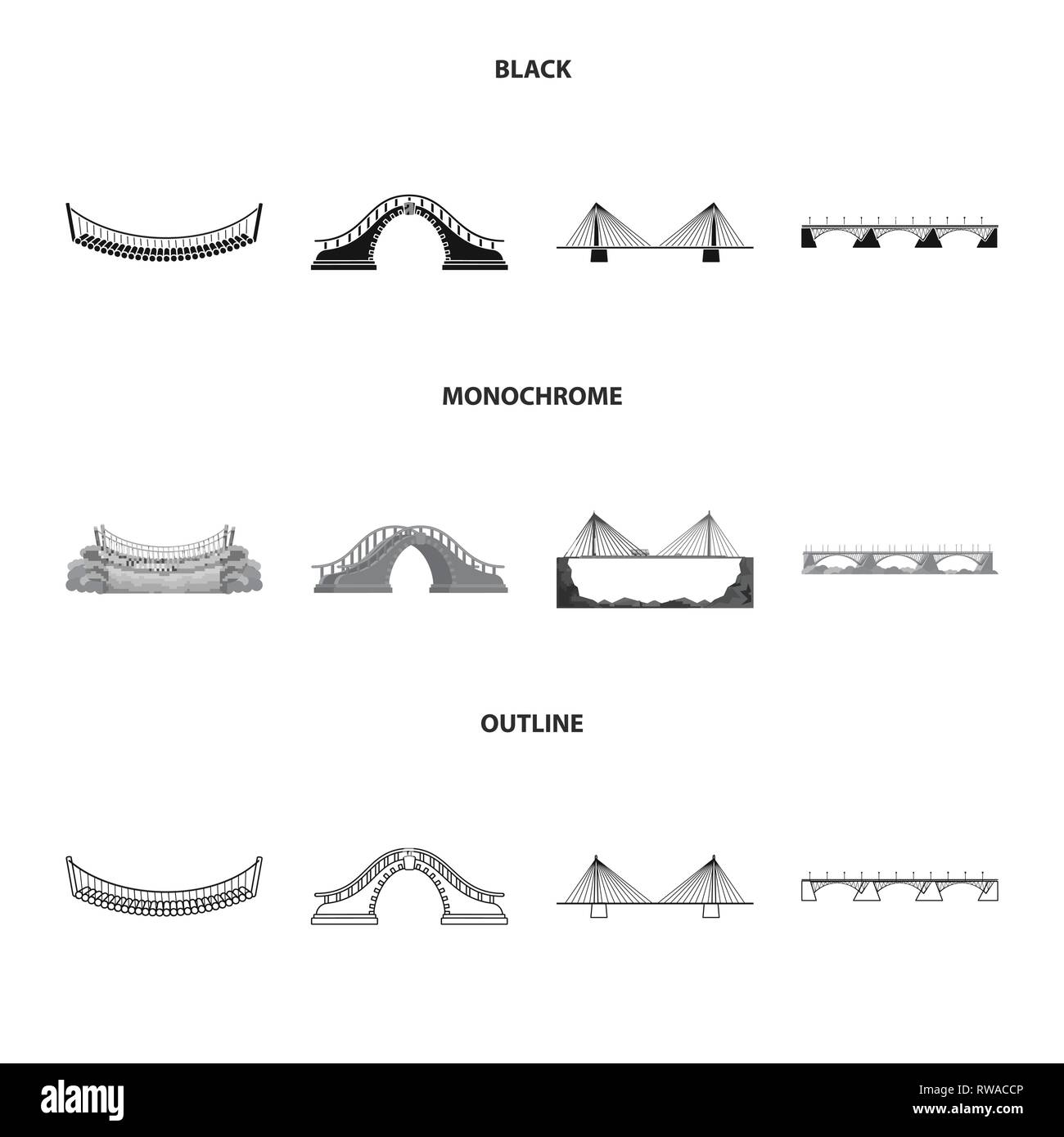 Isolated object of connection and design logo. Set of connection and side stock symbol for web ...