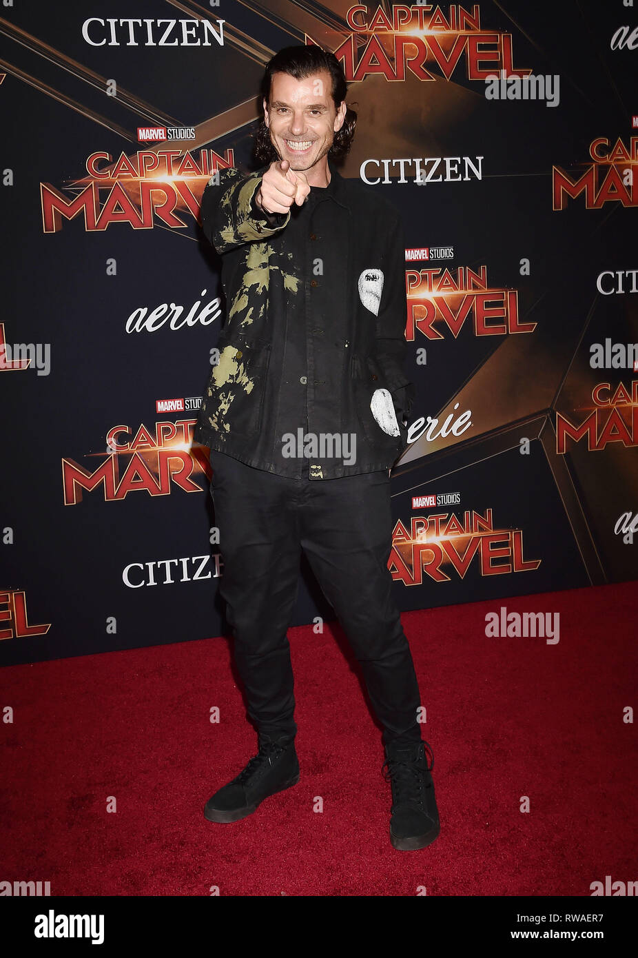 HOLLYWOOD, CA - MARCH 04: Gavin Rossdale attends the Marvel Studios ...