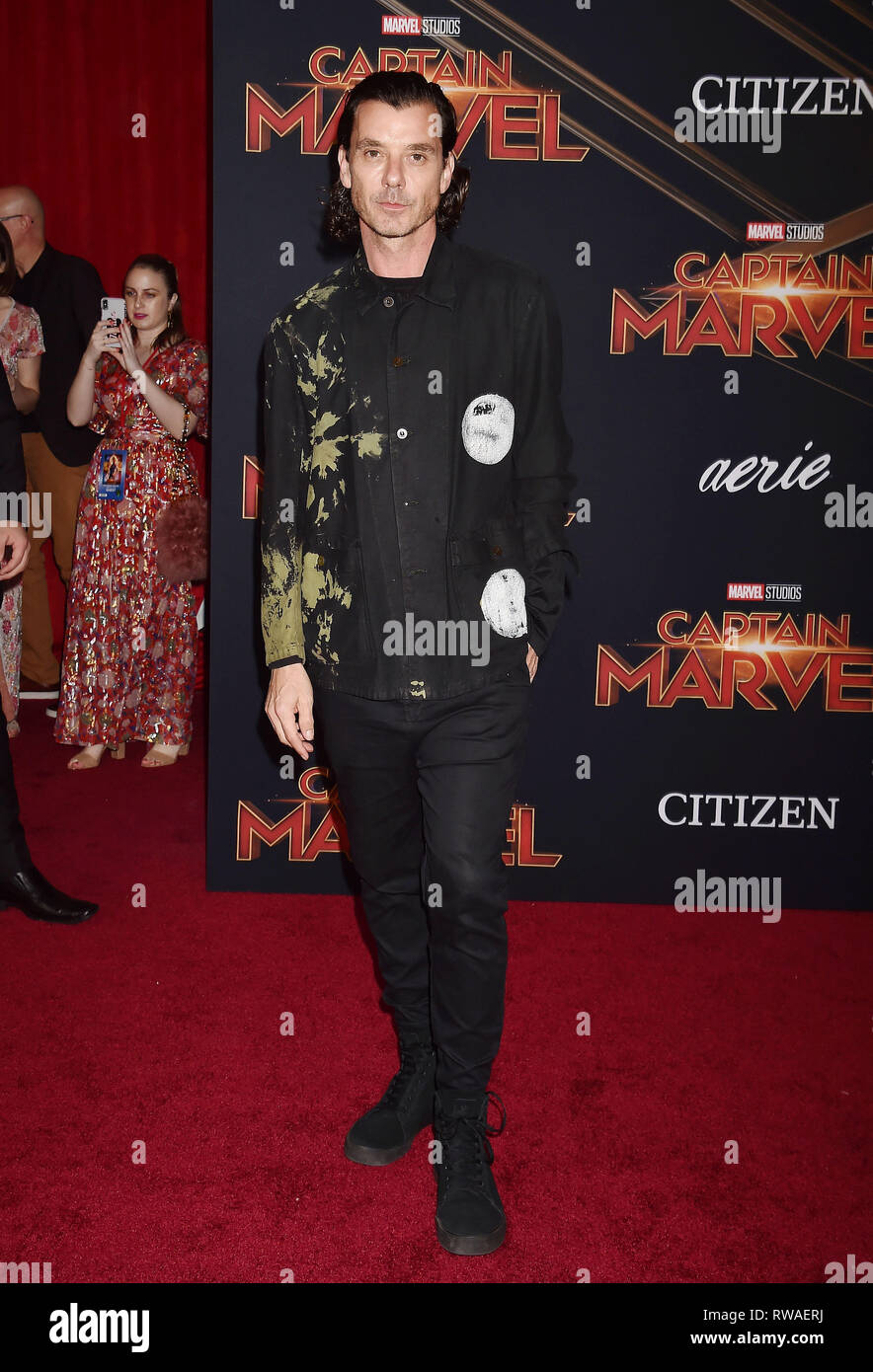 HOLLYWOOD, CA - MARCH 04: Gavin Rossdale attends the Marvel Studios ...