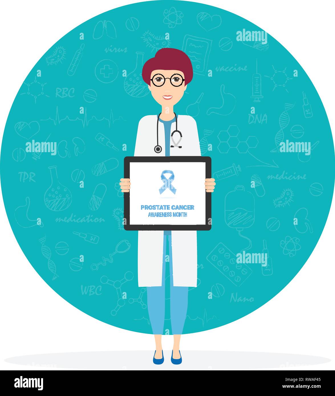 Prostate cancer doctor Stock Vector Images - Alamy