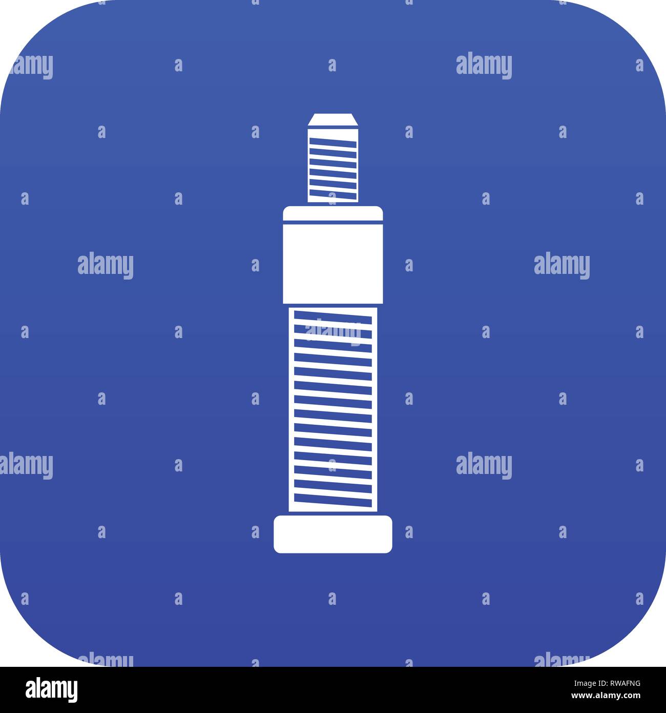 Screw and bolt icon digital blue Stock Vector Image & Art - Alamy