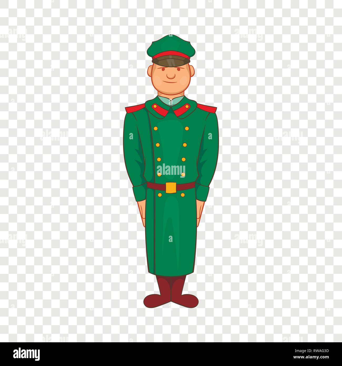 Cartoon military man in dress hi-res stock photography and images - Alamy