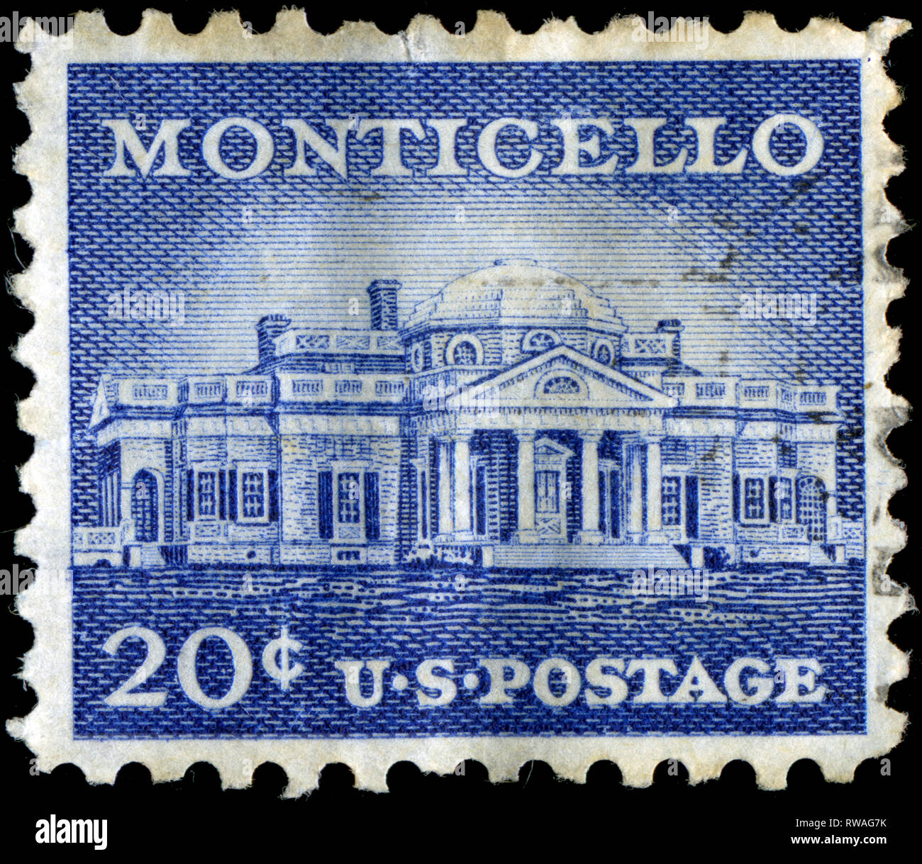 Postage stamp from United States of America (USA) in the Liberty Issue ...