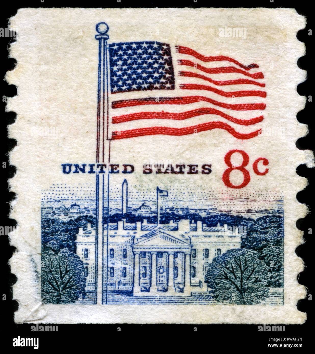 Postage stamp from United States of America (USA) in the Flag Issue of ...