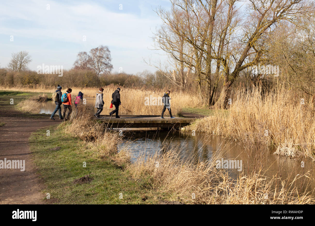 Group of people walking countryside hi-res stock photography and images ...