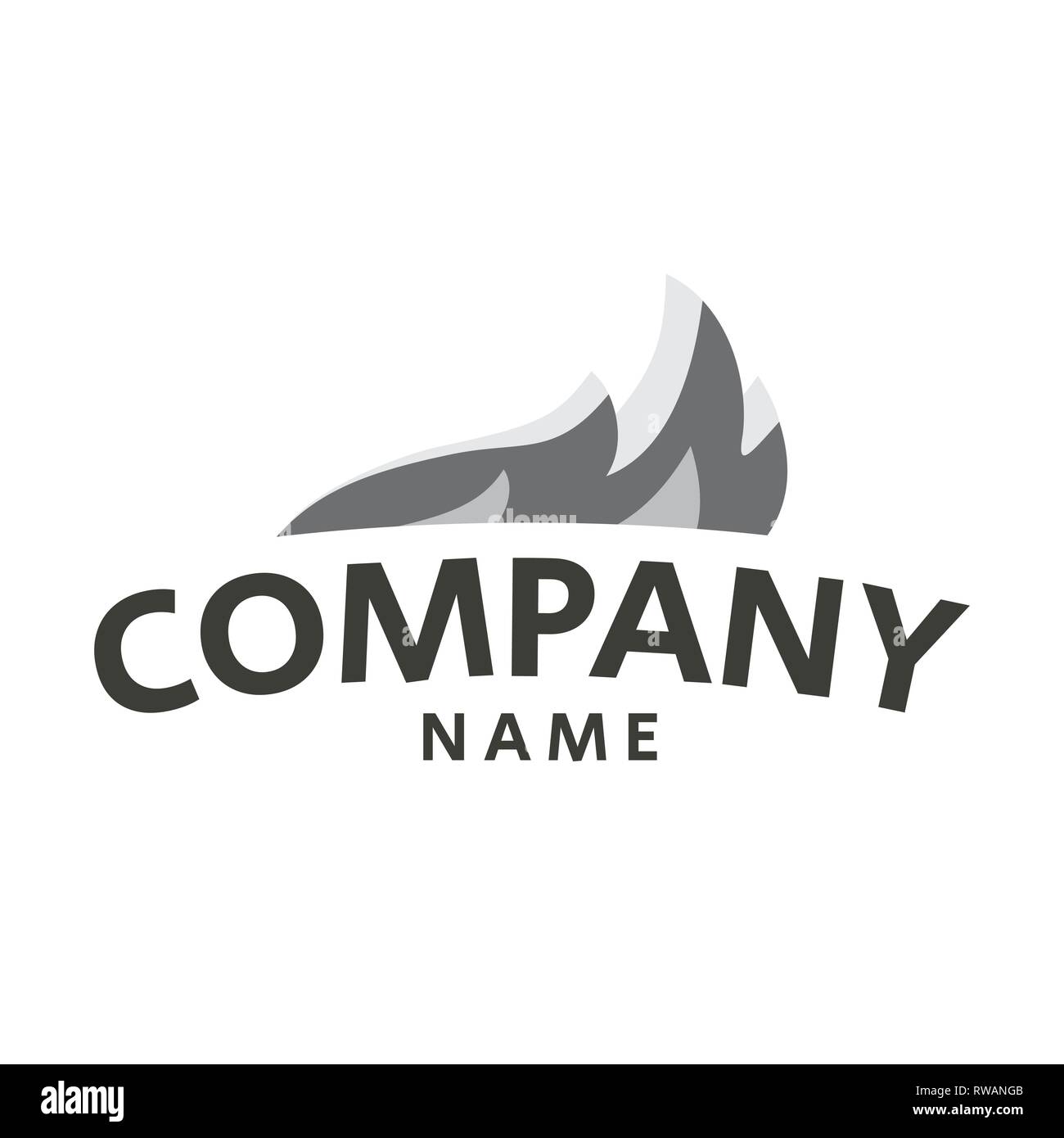 Fire flame logo hi-res stock photography and images - Alamy