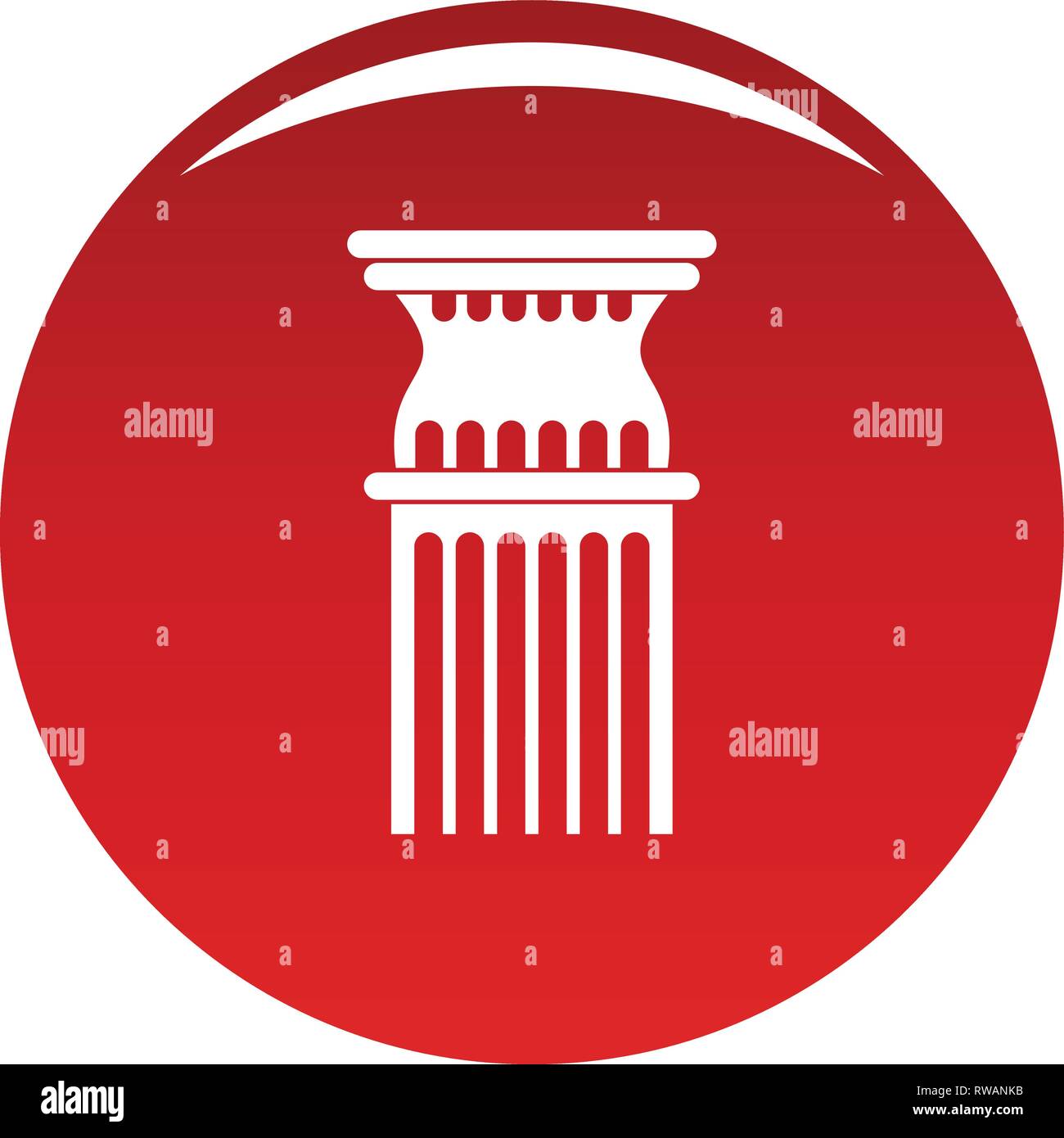 Column icon. Simple illustration of column vector icon for any design ...