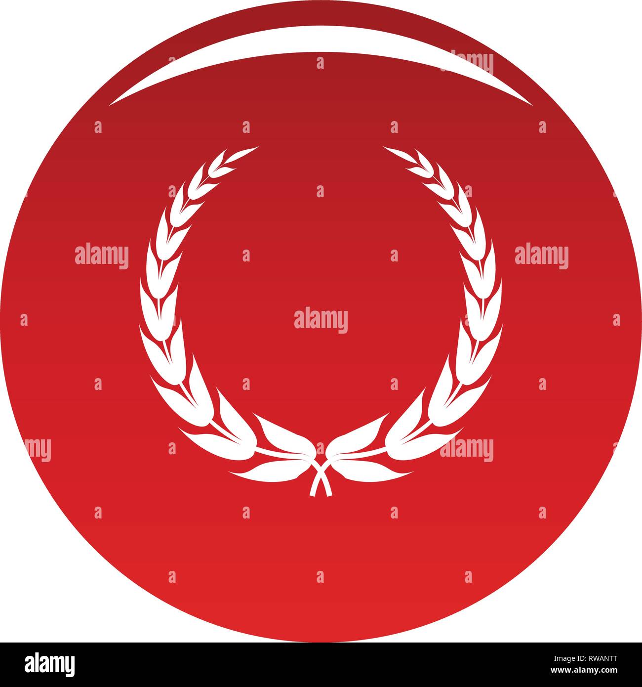 Heraldic wreath icon. Simple illustration of heraldic wreath vector ...
