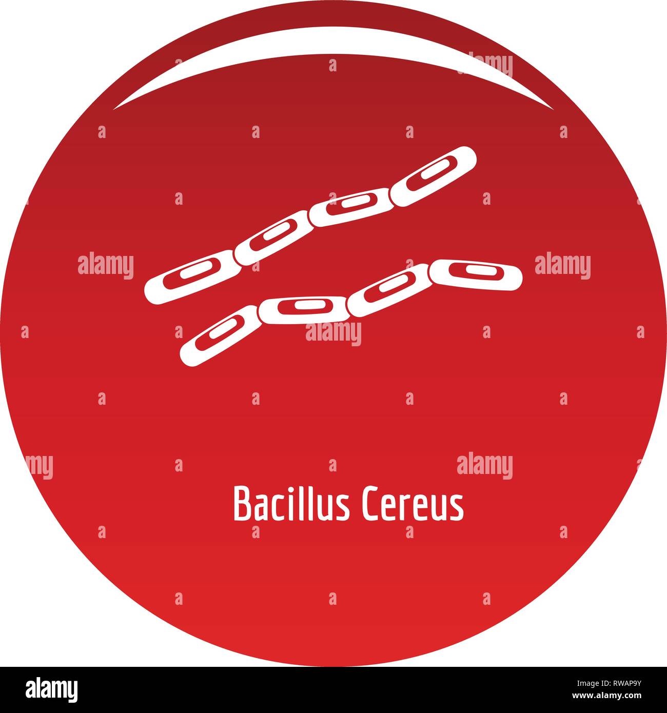 Bacillus cereus icon. Simple illustration of bacillus cereus vector ...