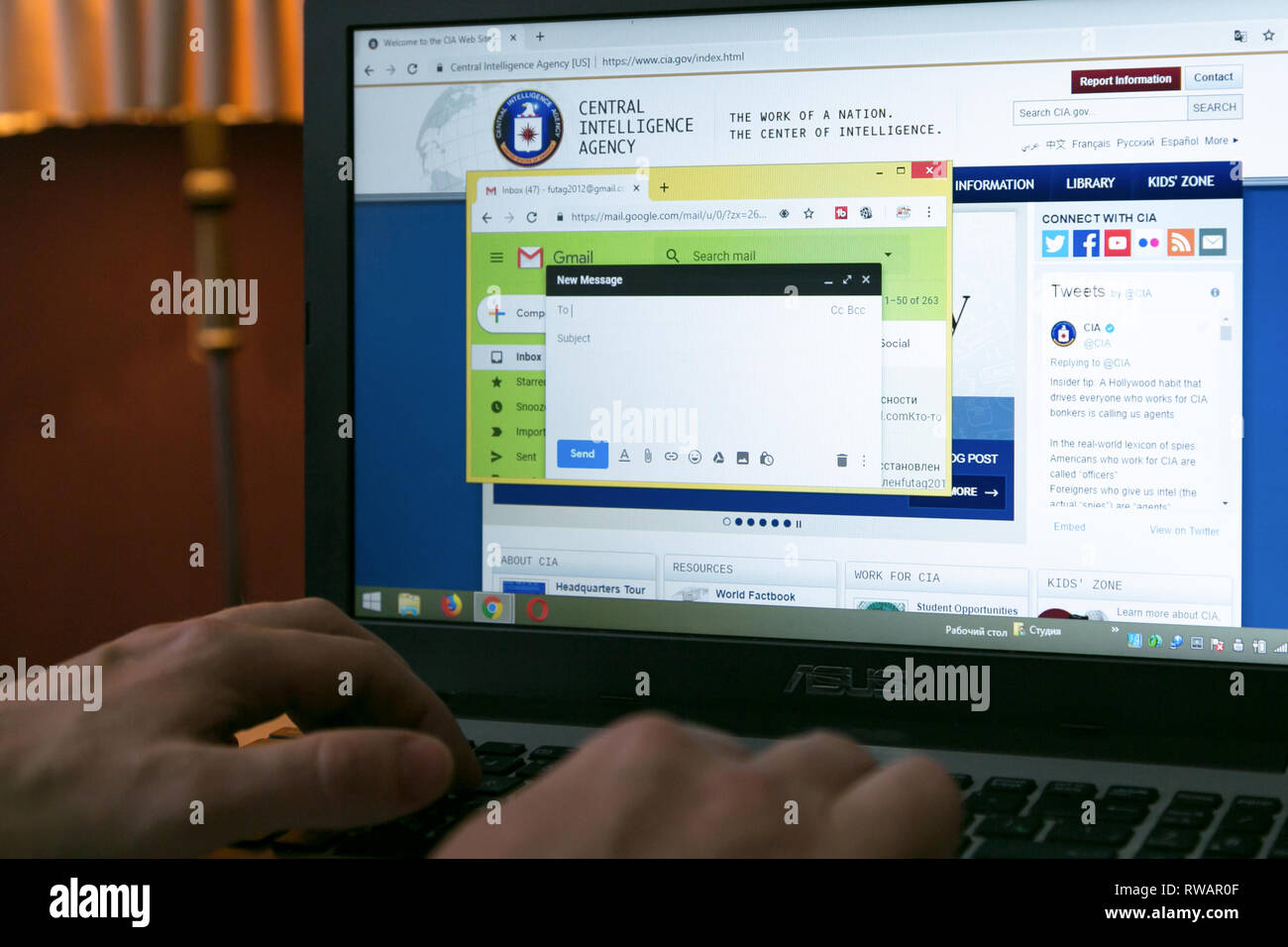 Cia website hi-res stock photography and images - Alamy