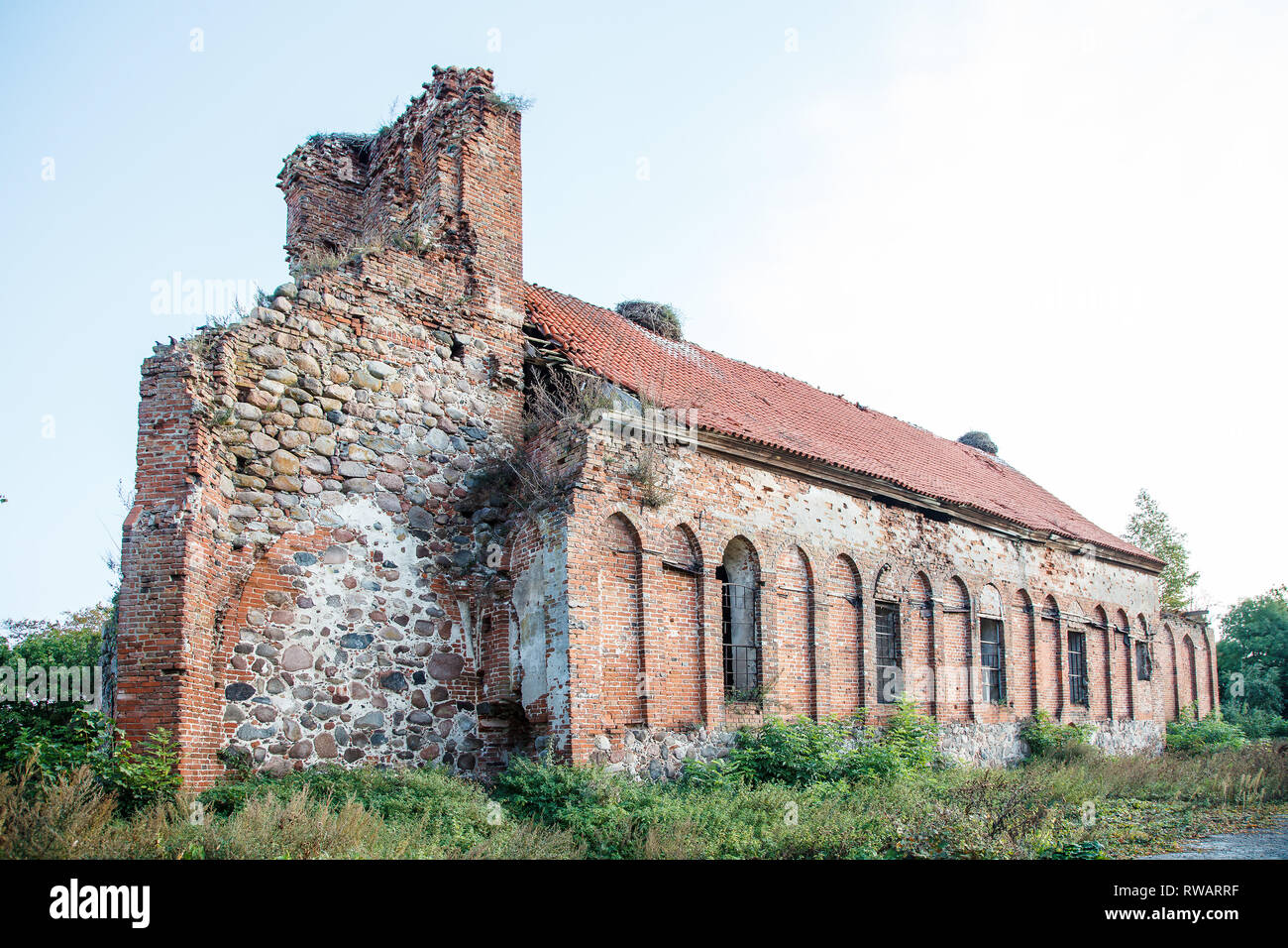 Old gothic church on abandoned hi-res stock photography and images - Alamy
