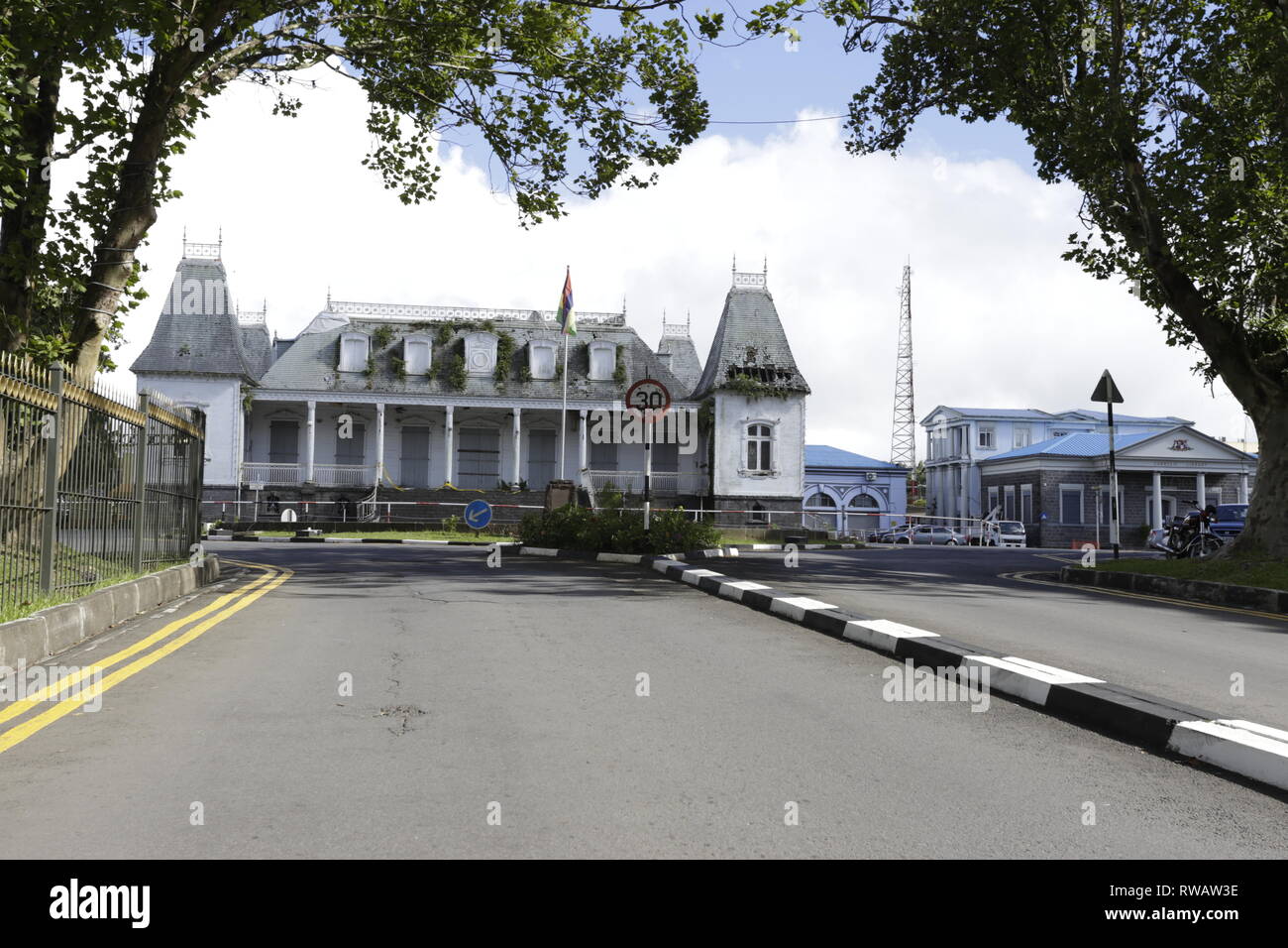 Patrimoine : l’hôtel de ville de Curepipe Stock Photo - Alamy