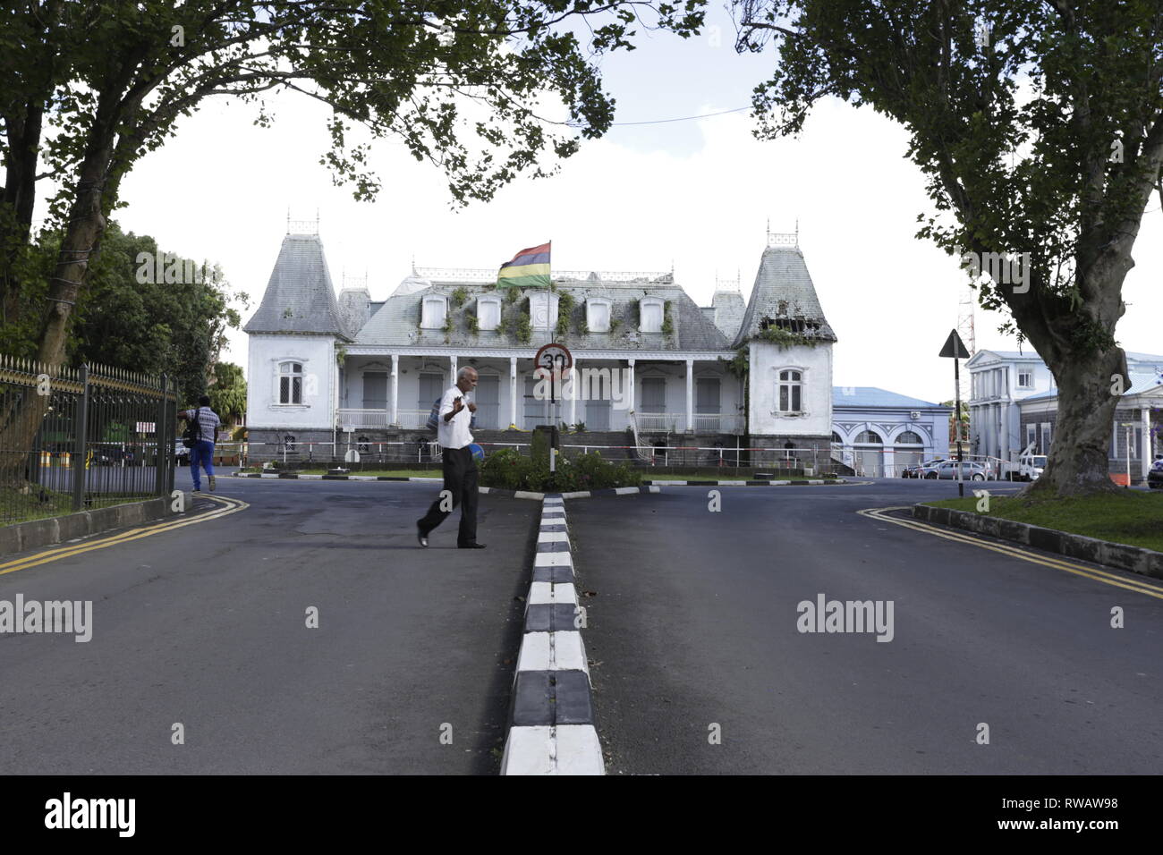 Patrimoine : l’hôtel de ville de Curepipe Stock Photo - Alamy