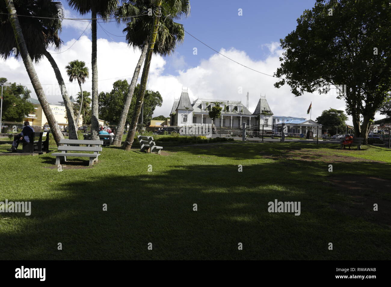 Patrimoine : l’hôtel de ville de Curepipe Stock Photo - Alamy