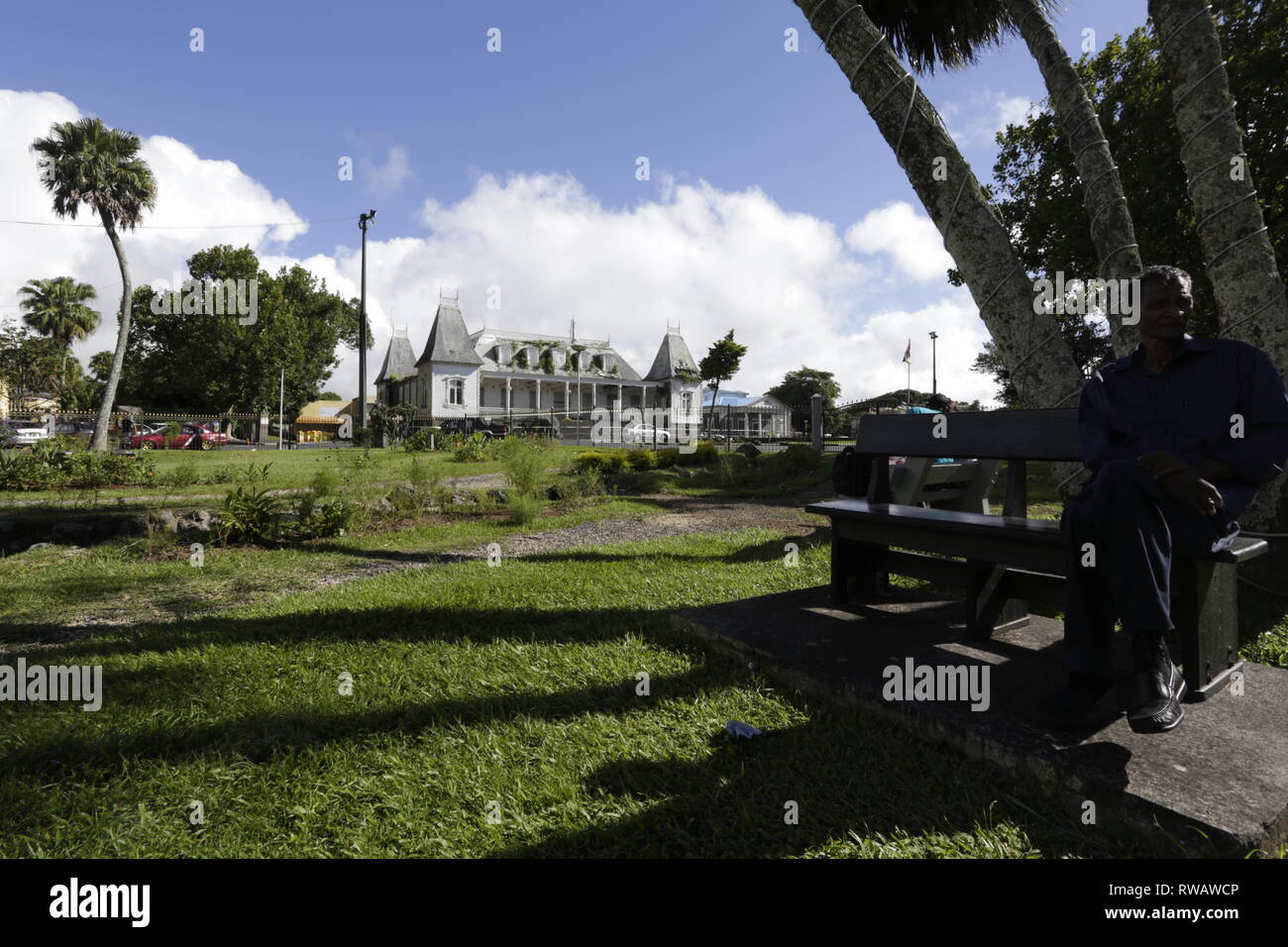 Patrimoine : l’hôtel de ville de Curepipe Stock Photo - Alamy
