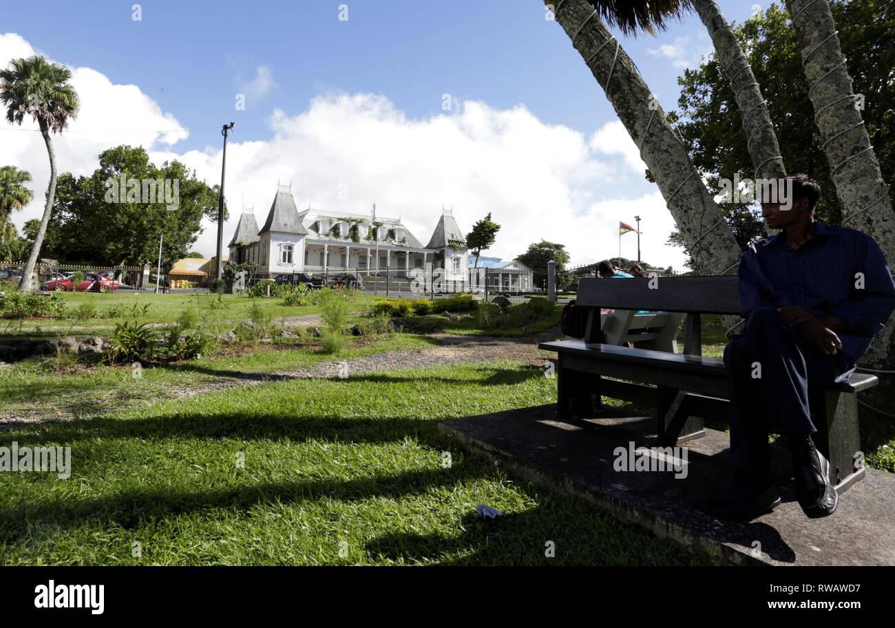 Patrimoine : l’hôtel de ville de Curepipe Stock Photo - Alamy