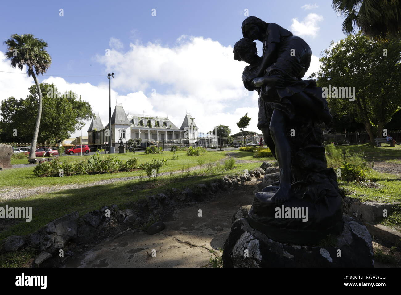 Patrimoine : l’hôtel de ville de Curepipe Stock Photo - Alamy
