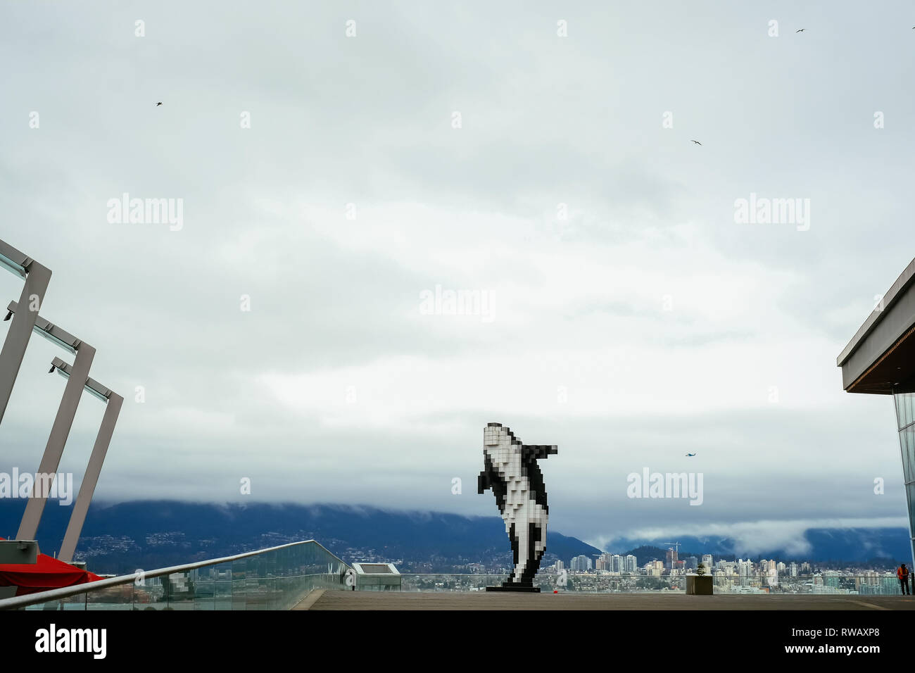 Digital Orca, Vancouver Canada Stock Photo - Alamy