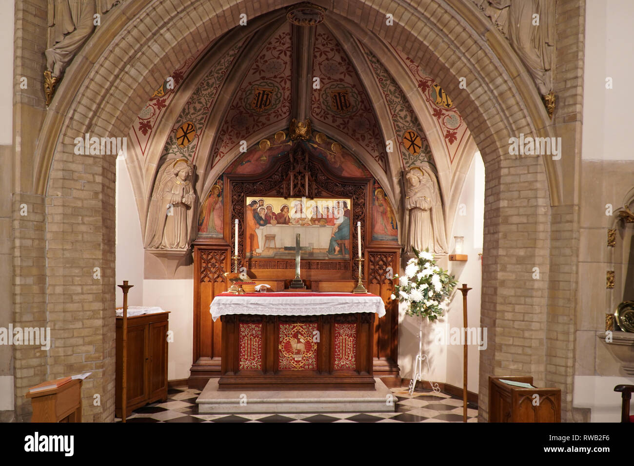 Victorian painting church interior hi-res stock photography and images ...