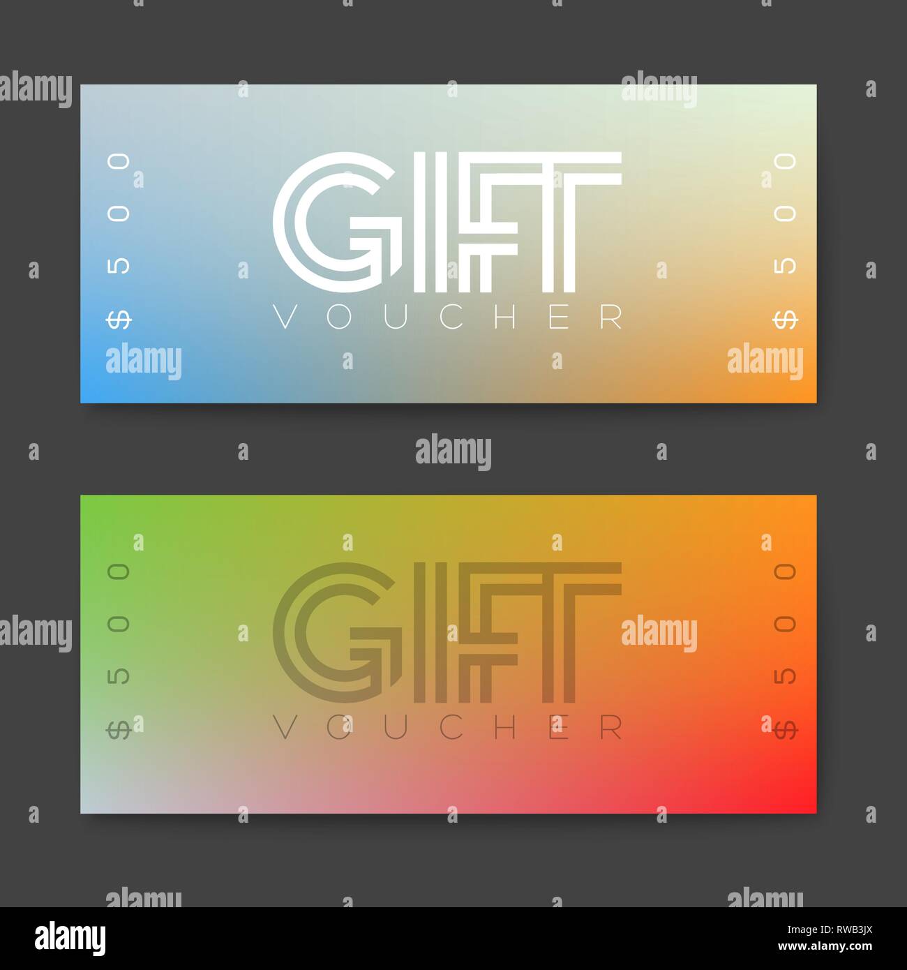 Prepaid gift cards Stock Vector Images - Alamy
