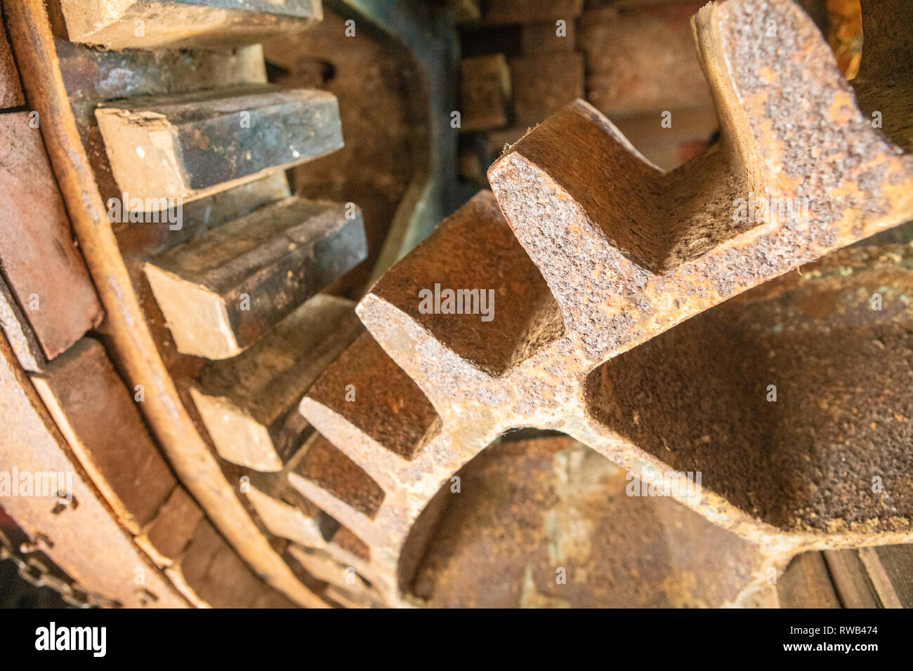 Water mill inside hi-res stock photography and images - Alamy