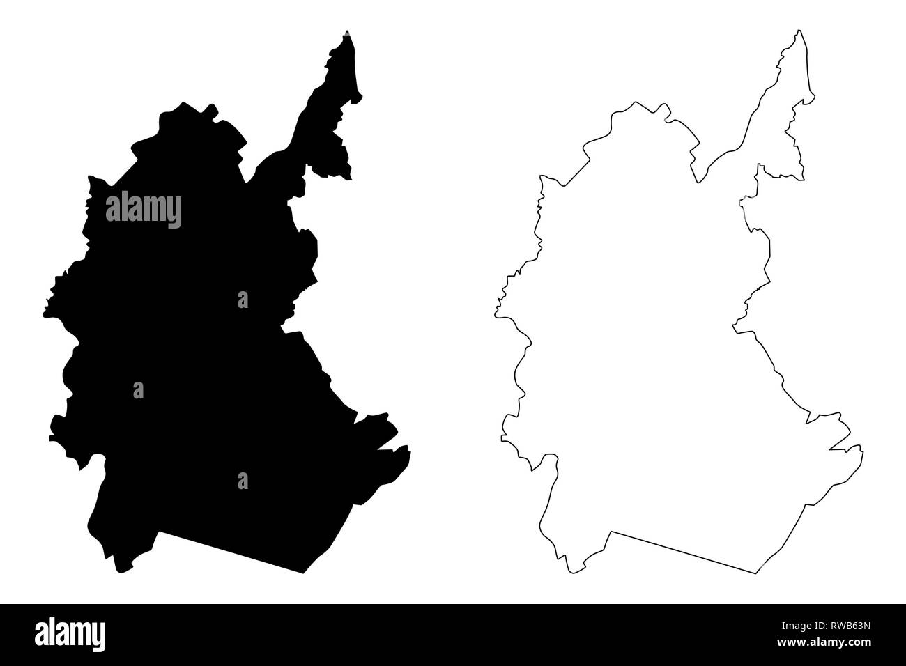 Diyala Governorate (Republic of Iraq, Governorates of Iraq) map vector ...