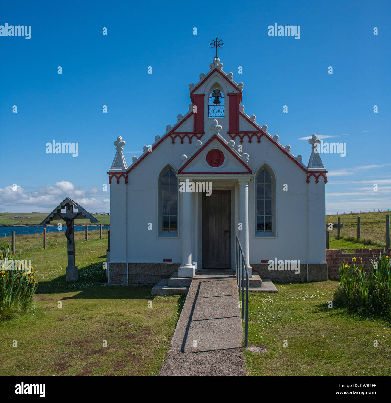 Italian chapel orkney Stock Photo - Alamy