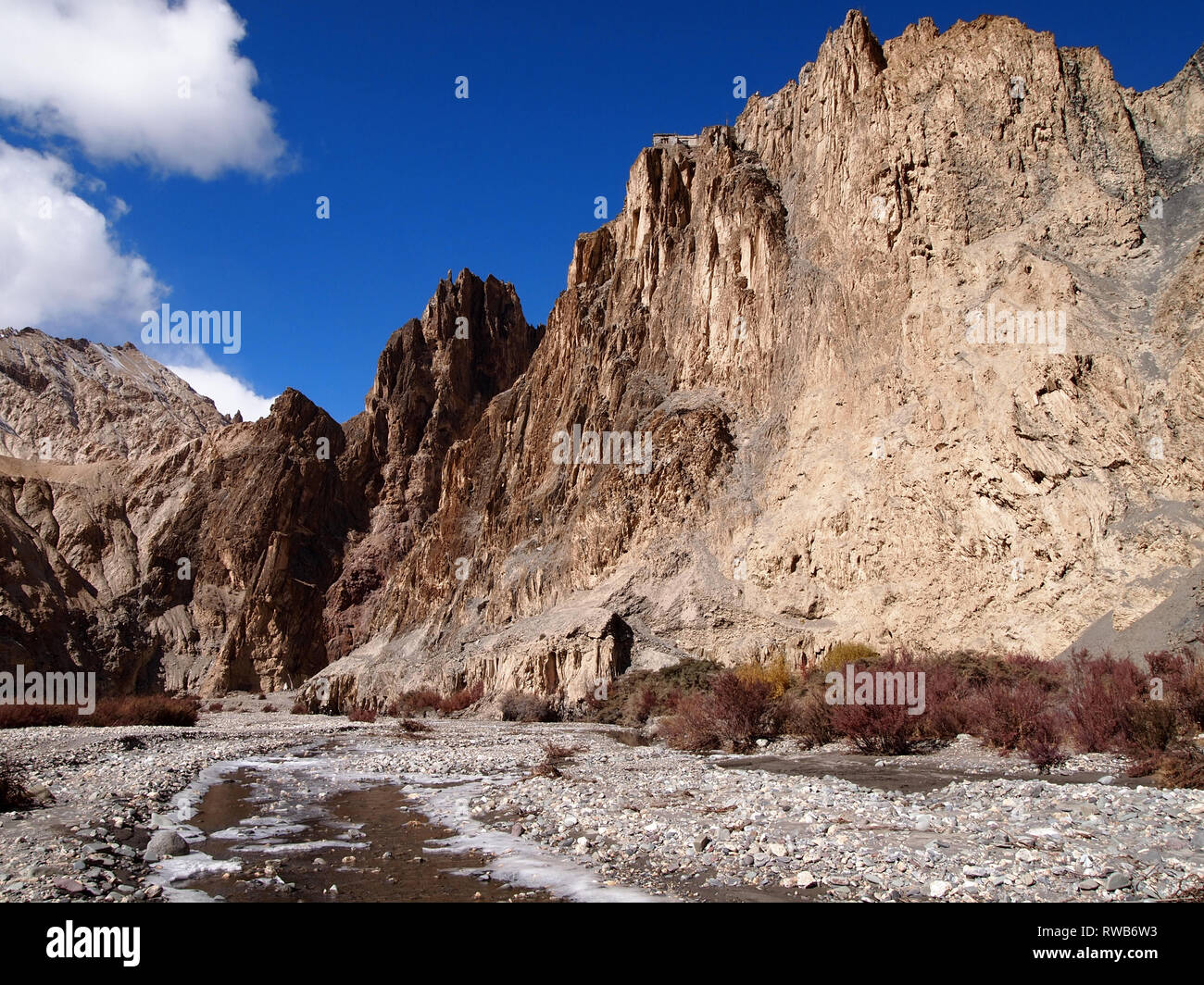 Late autumn landscapes in the Markha Valley, Ladakh, the Land of the ...