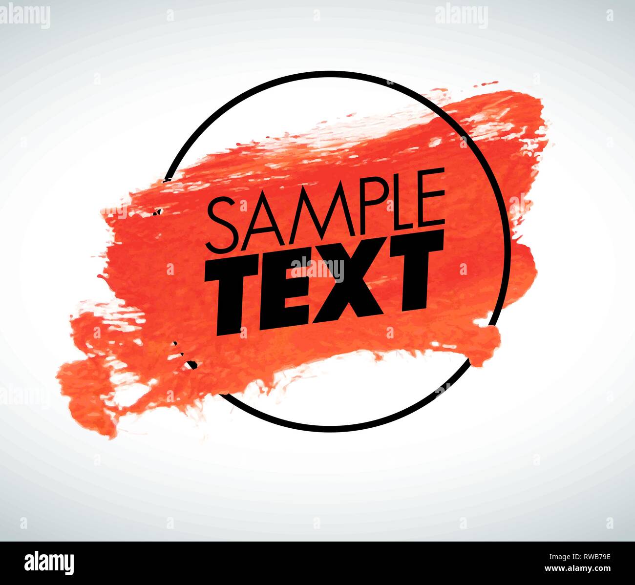 Red Vector watercolor background with place for your text Stock Vector ...