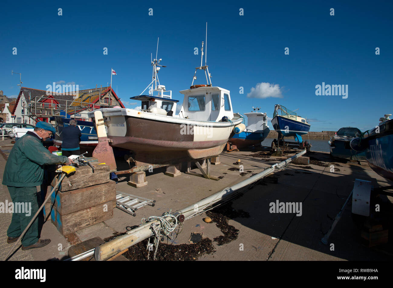 Restoring old boats hi-res stock photography and images - Alamy