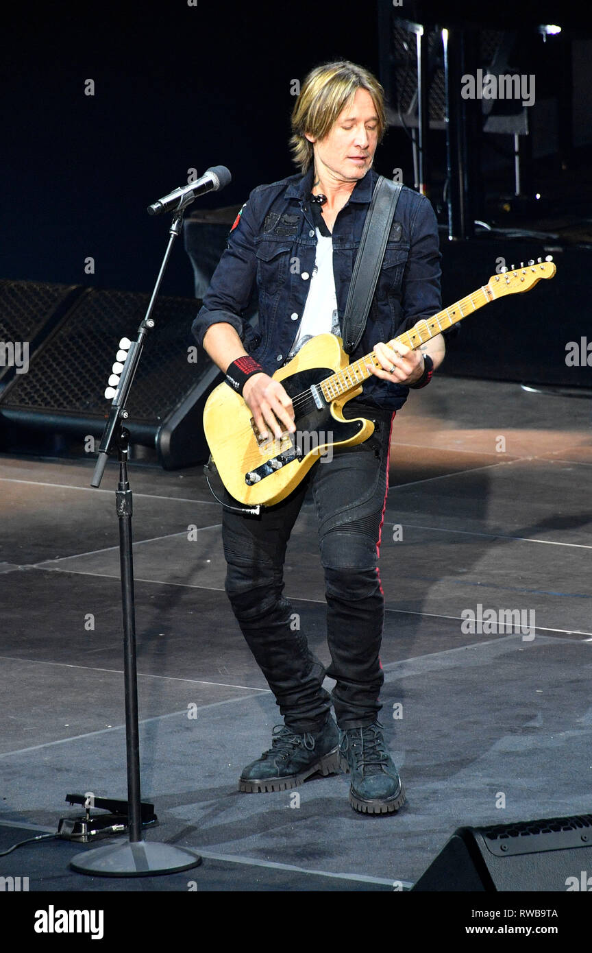 Country singer Keith Urban live on stage at the C2C Country to Country ...