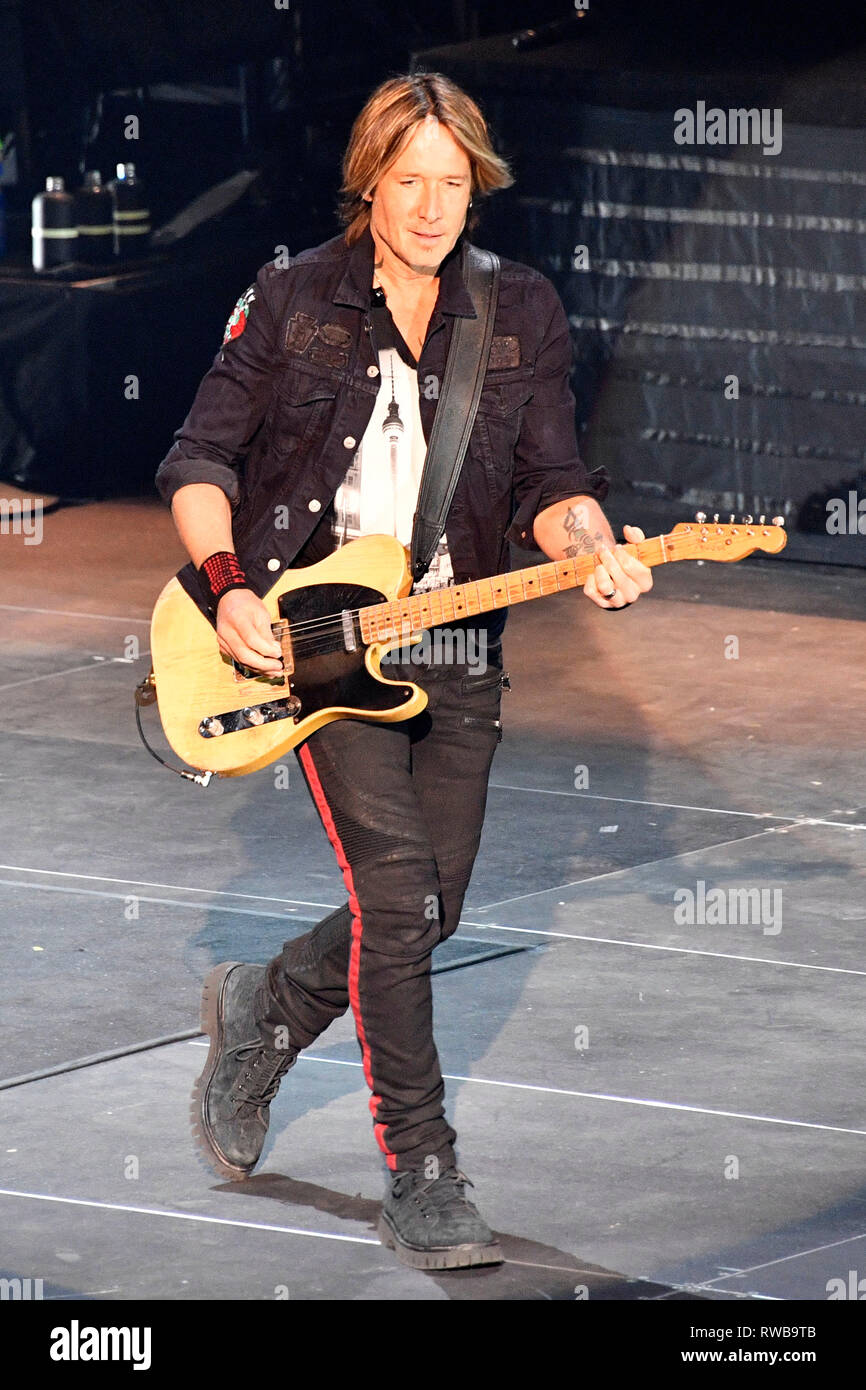 Country singer Keith Urban live on stage at the C2C Country to Country ...