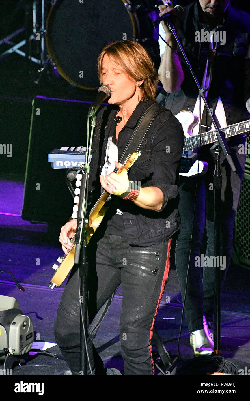 Country singer Keith Urban live on stage at the C2C Country to Country ...
