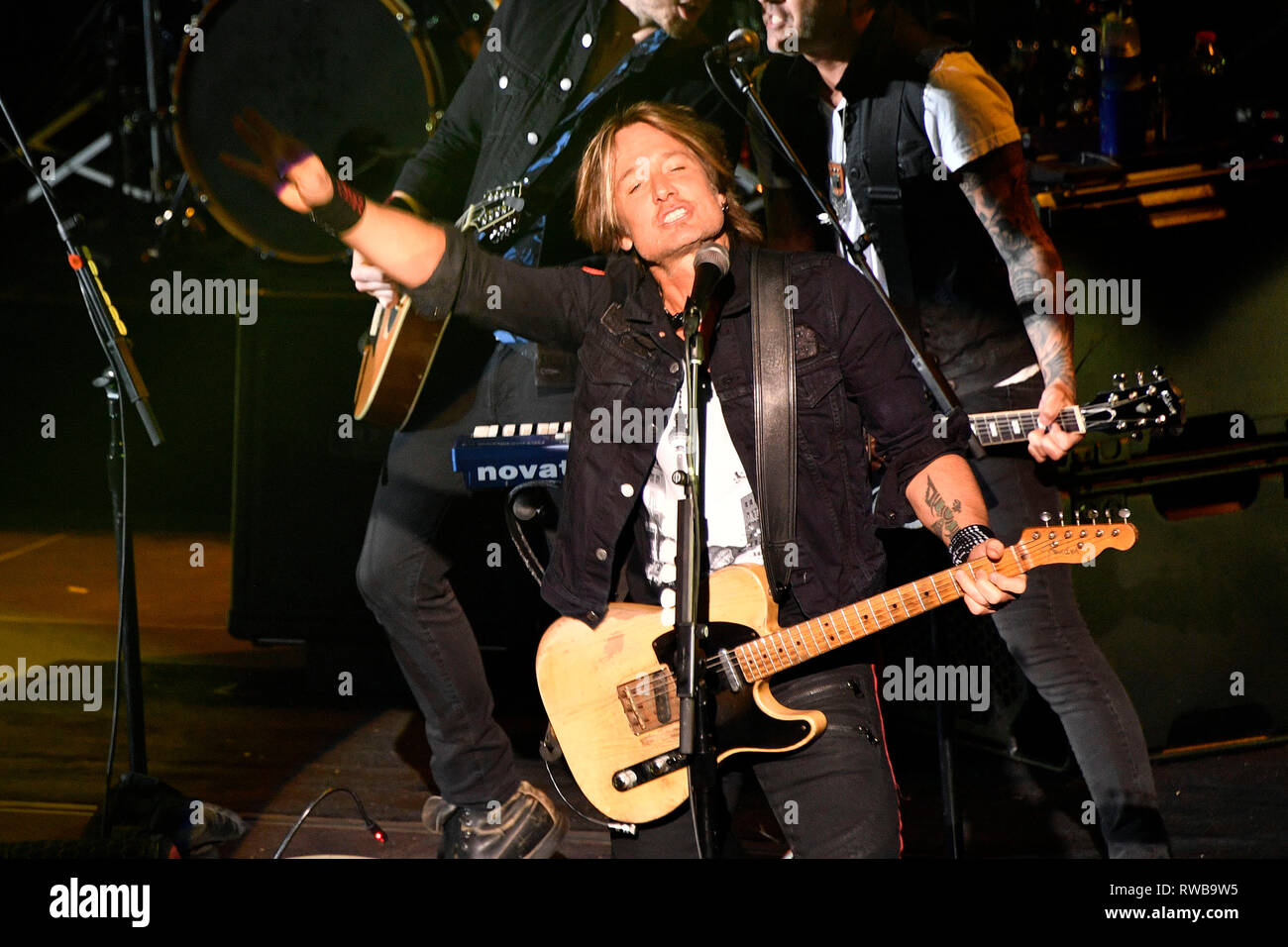 Country singer Keith Urban live on stage at the C2C Country to Country ...