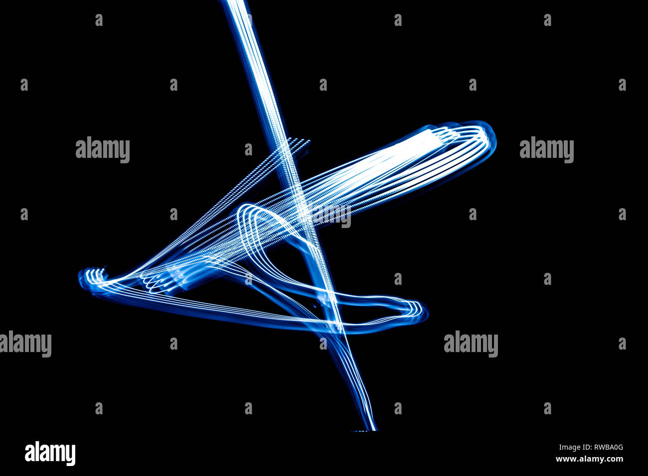 Abstract Light Trails Stock Photo - Alamy