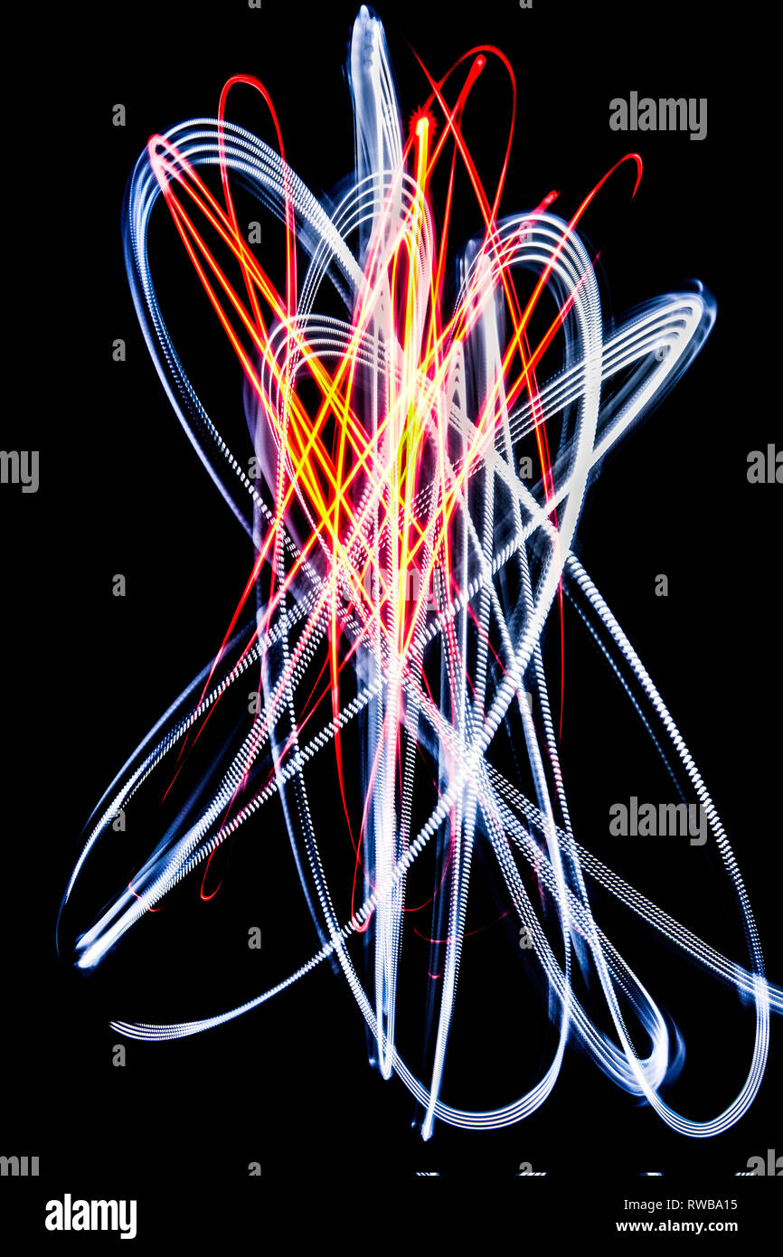 Abstract Light Trails Stock Photo - Alamy