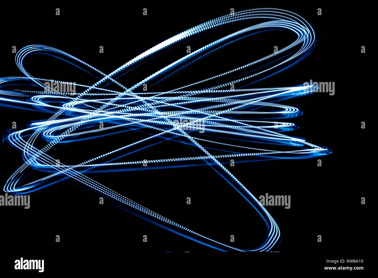 Abstract Light Trails Stock Photo - Alamy