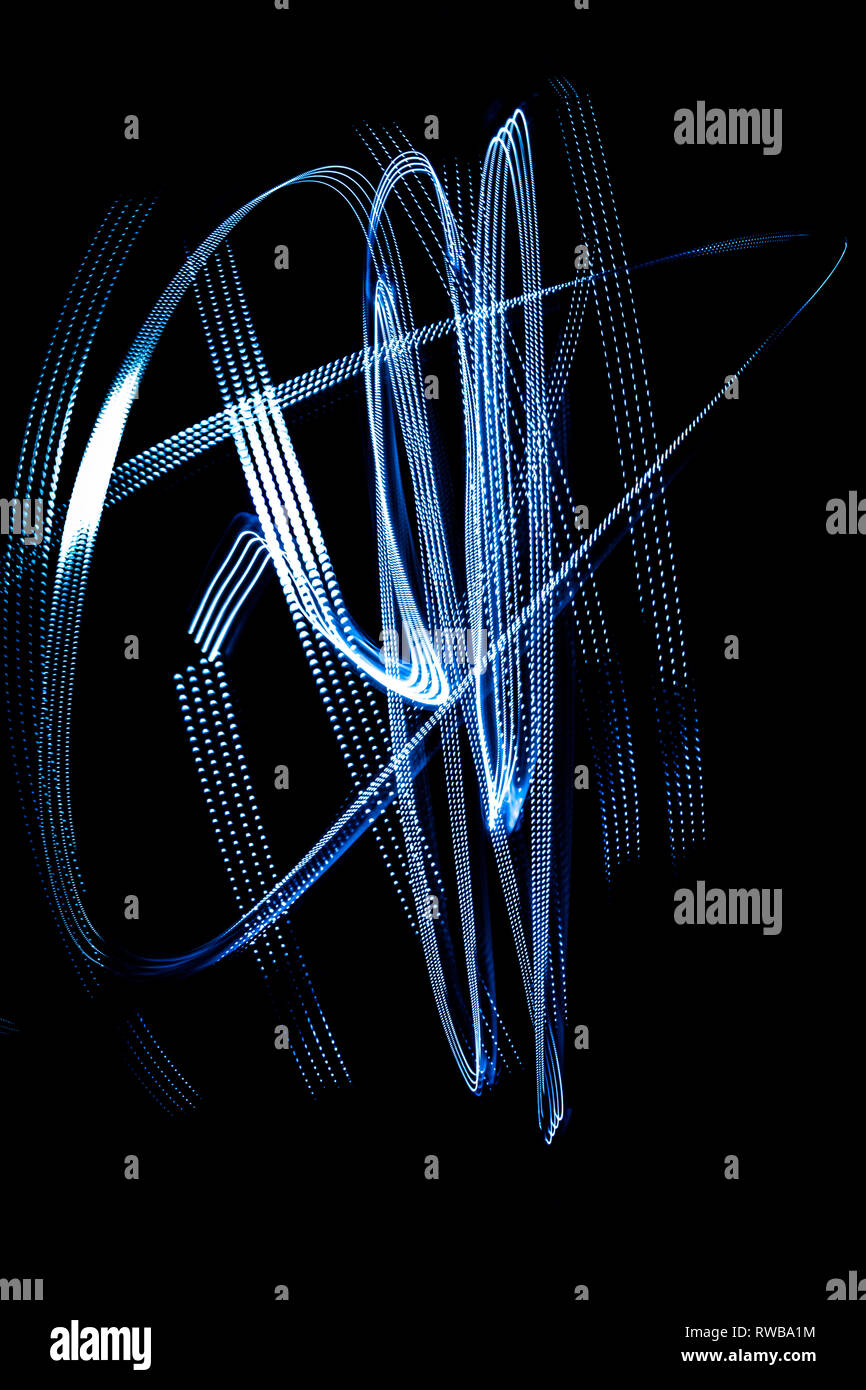Abstract Light Trails Stock Photo - Alamy