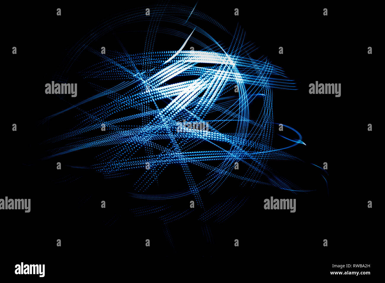 Abstract Light Trails Stock Photo - Alamy