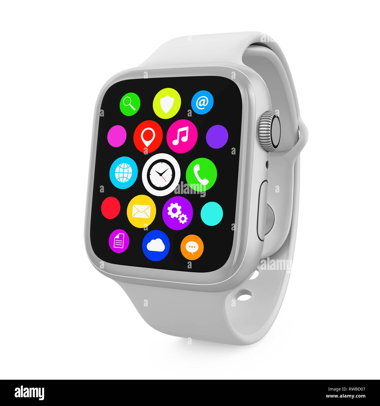 Smart Watch Isolated Stock Photo - Alamy