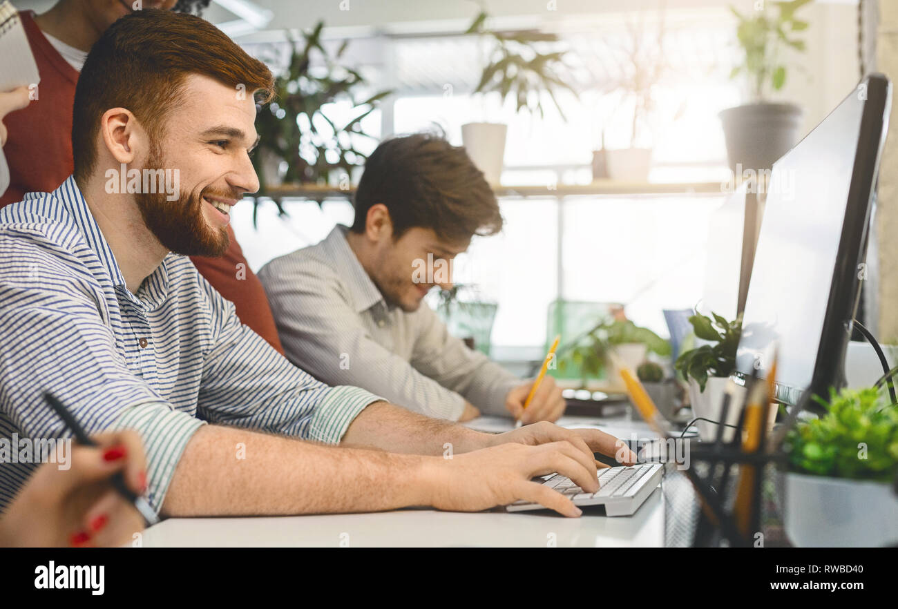 Enjoying work hi-res stock photography and images - Alamy