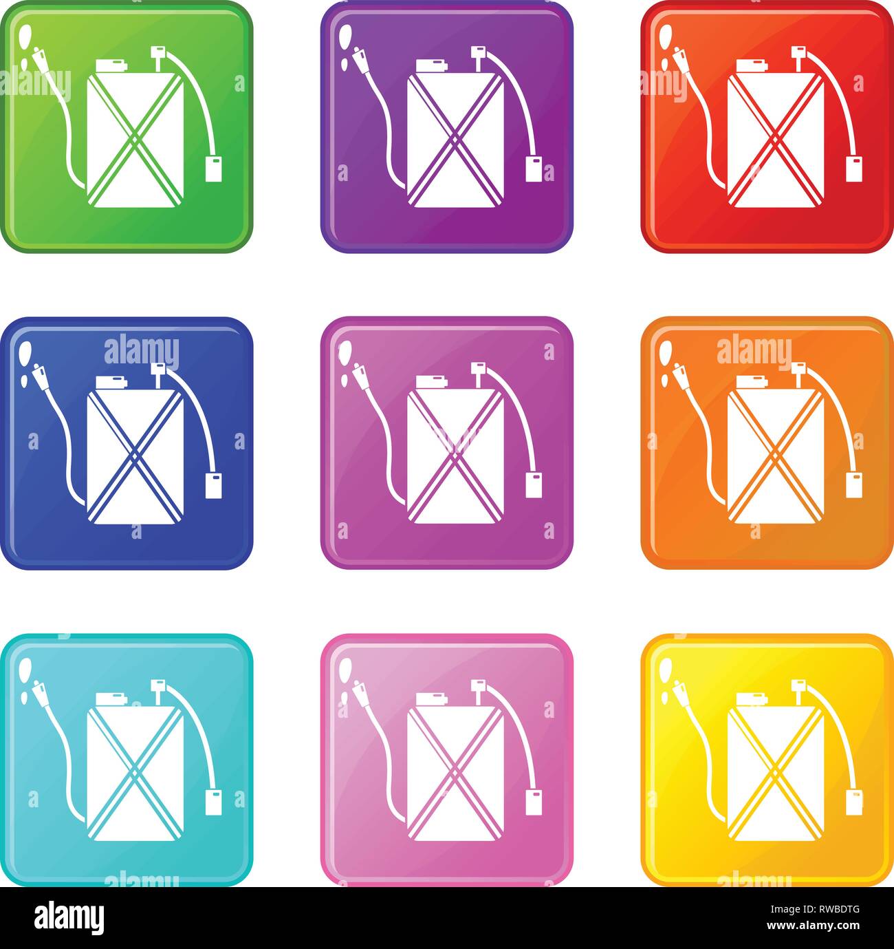Pest control icons set 9 color collection Stock Vector Image & Art - Alamy
