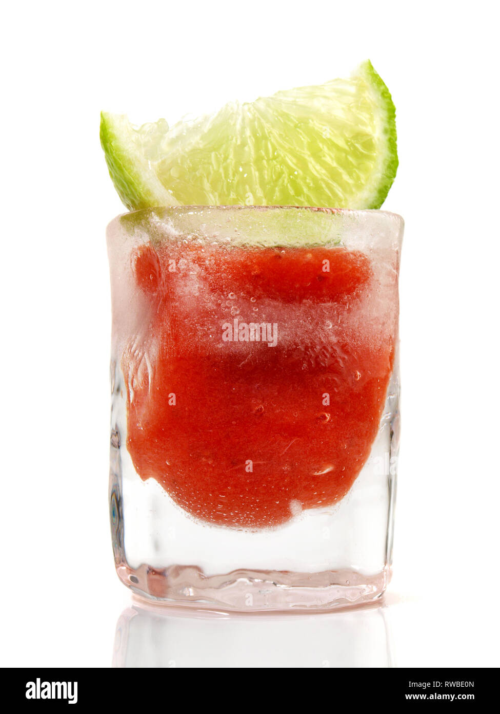 Summer refreshing cocktails strawberry hi-res stock photography and ...