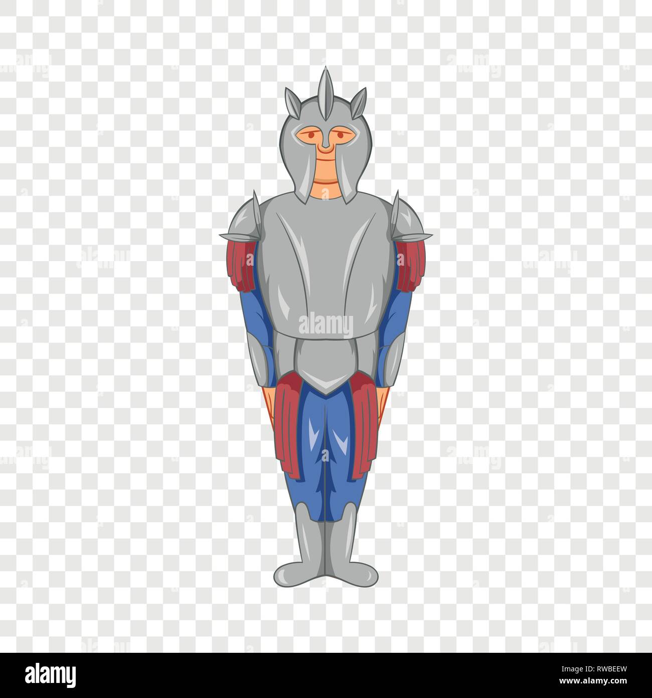 Medieval knight icon in cartoon style Stock Vector Image & Art - Alamy