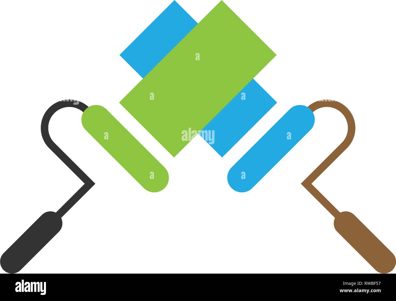 Painting icon Stock Vector Images - Alamy