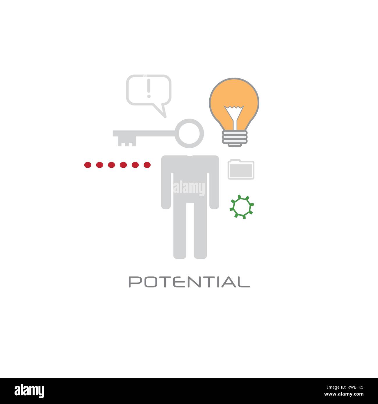 new creative business idea worker potential skills creative inspiration ...