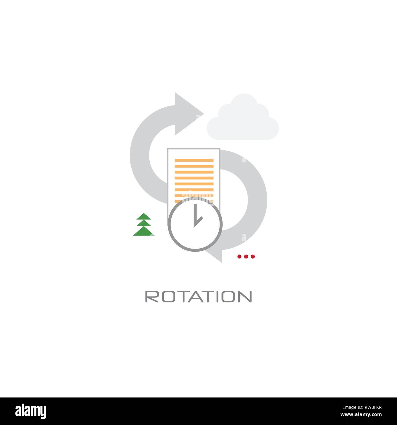 Turnover process Stock Vector Images - Alamy