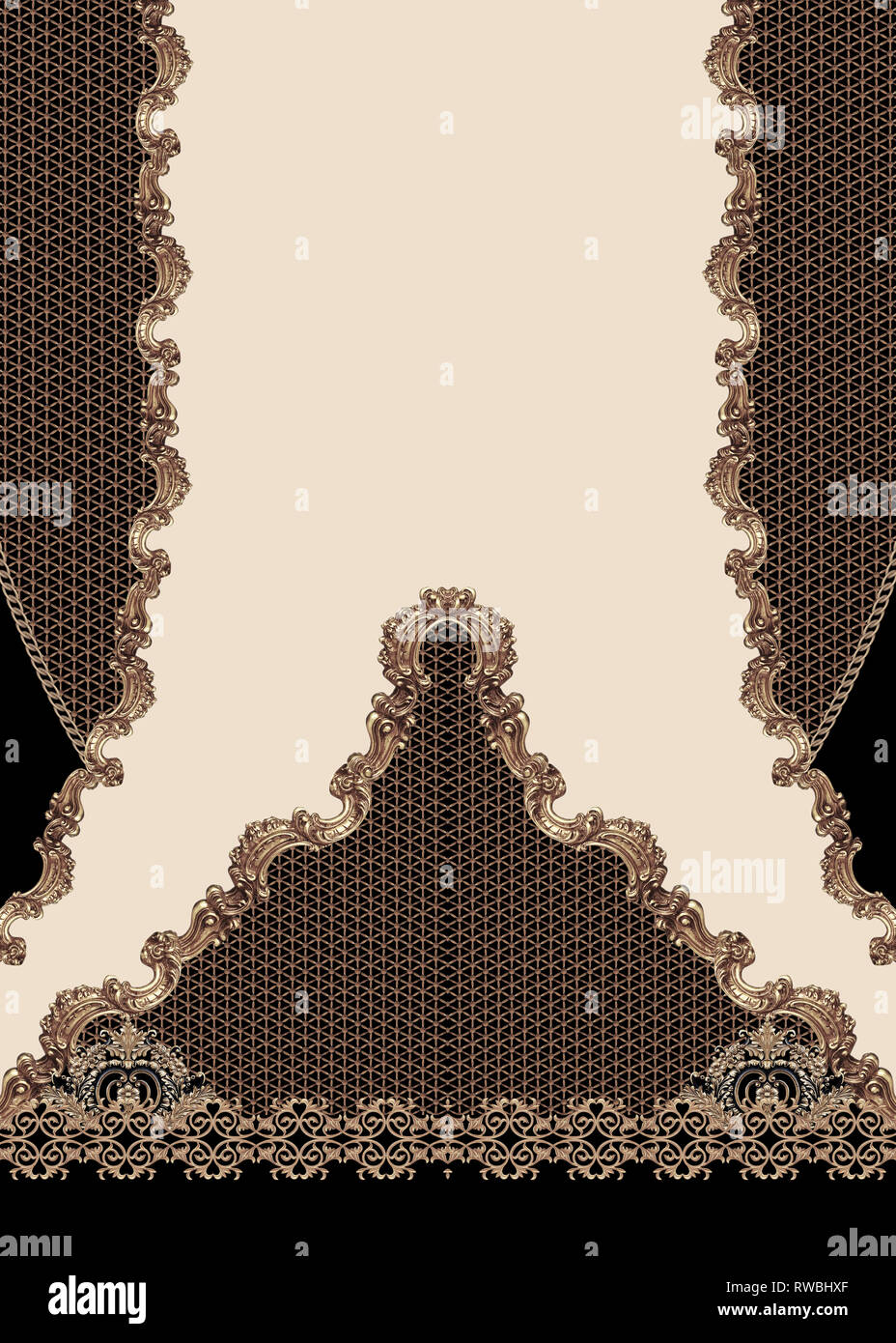 Gold baroque hi-res stock photography and images - Alamy